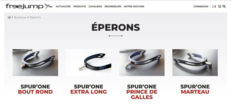 Les éperons sur le cheval - Sélection et utilisation